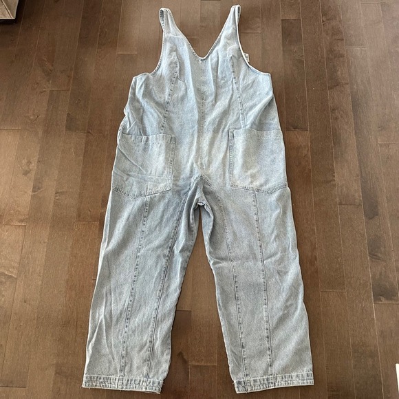 BiBi | Jeans | Bibi Womens Slouchy Relaxed Overalls Boho Festival Light ...